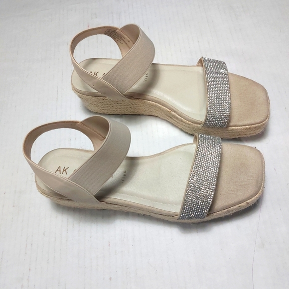 Anne Klein | Shoes | Ak Anne Kline Natalia Espardrilles Tan Open Toe ...